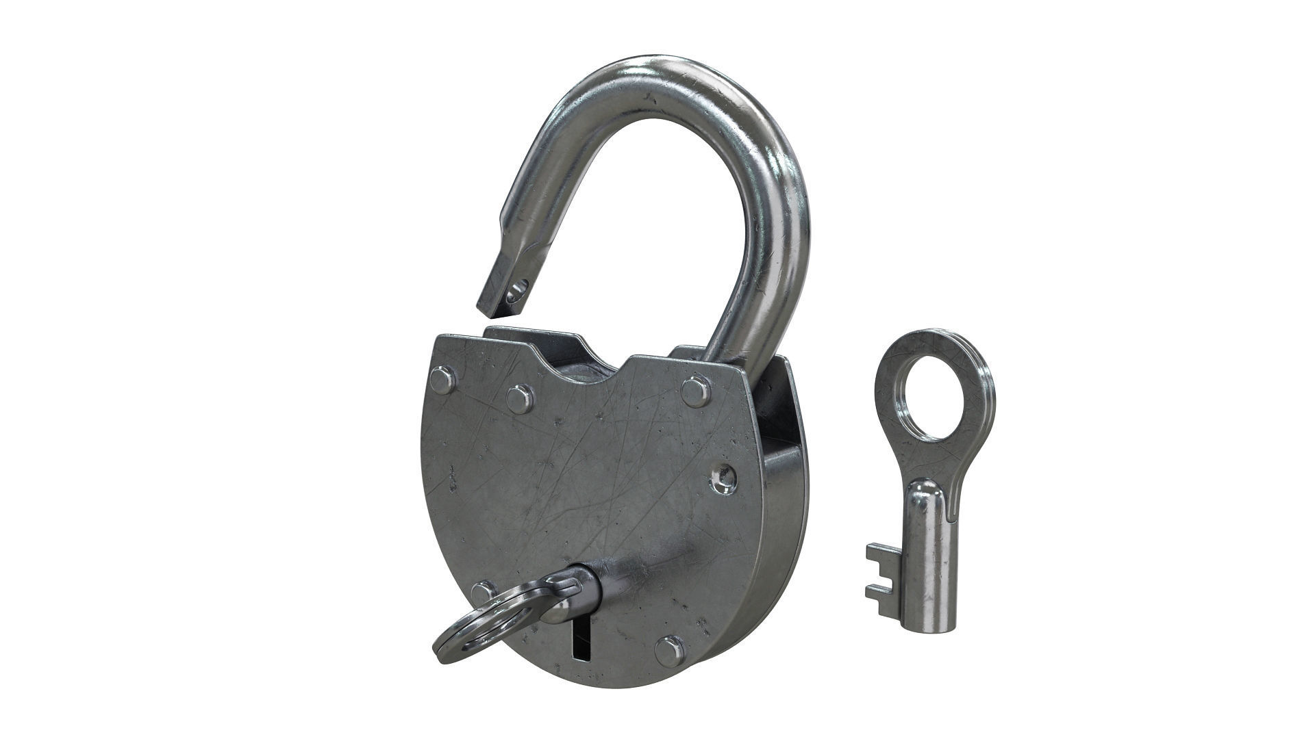 Padlock 3D model | CGTrader