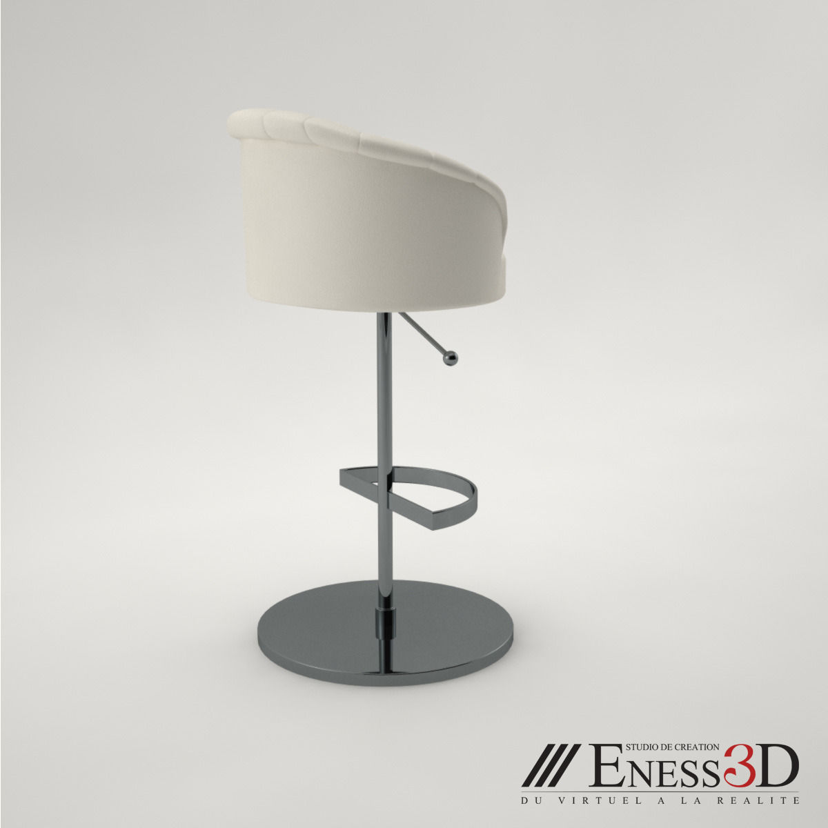 Pro - Bar Stool bidendum Fendi 3D model | CGTrader
