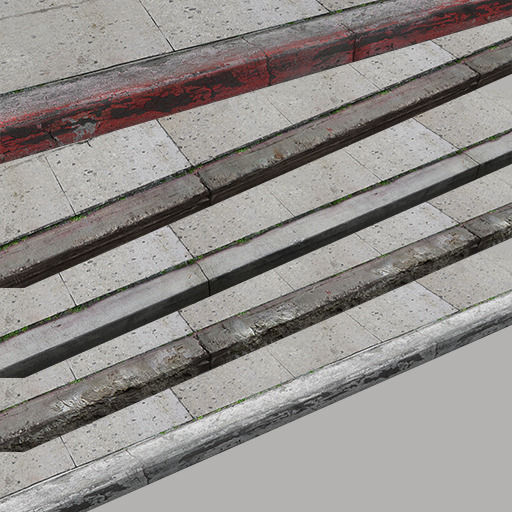 SideWalk Textures HD Texture | CGTrader