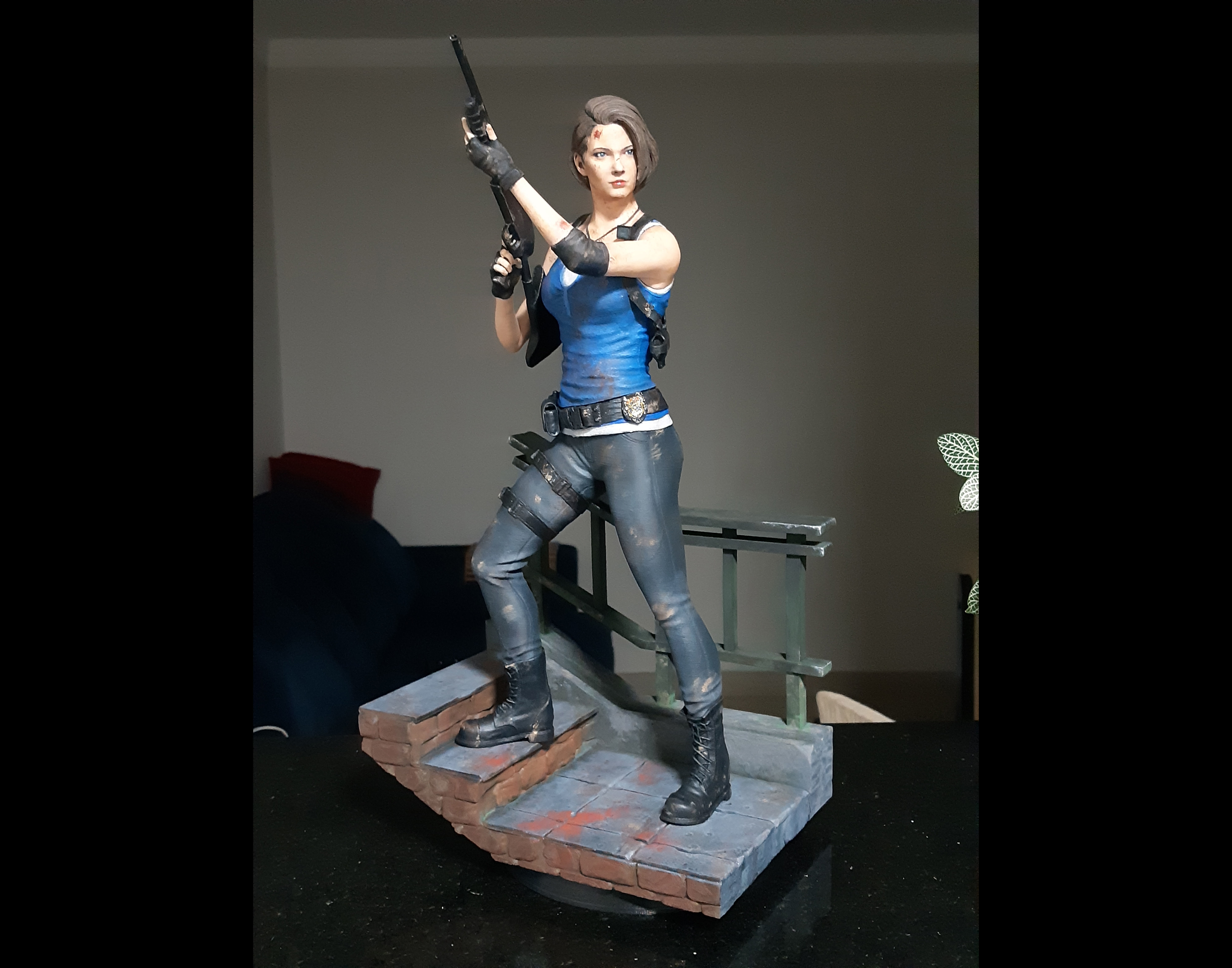 Jill Valentine Statue - Resident Evil 3 3D model 3D printable | CGTrader