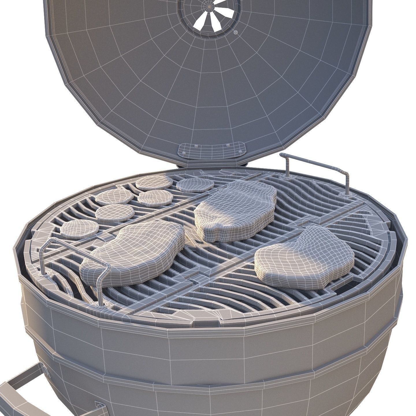 Napoleon Pro Charcoal 3D model | CGTrader