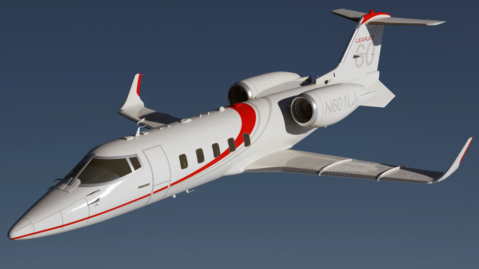 Bombardier Learjet 60 3D model | CGTrader