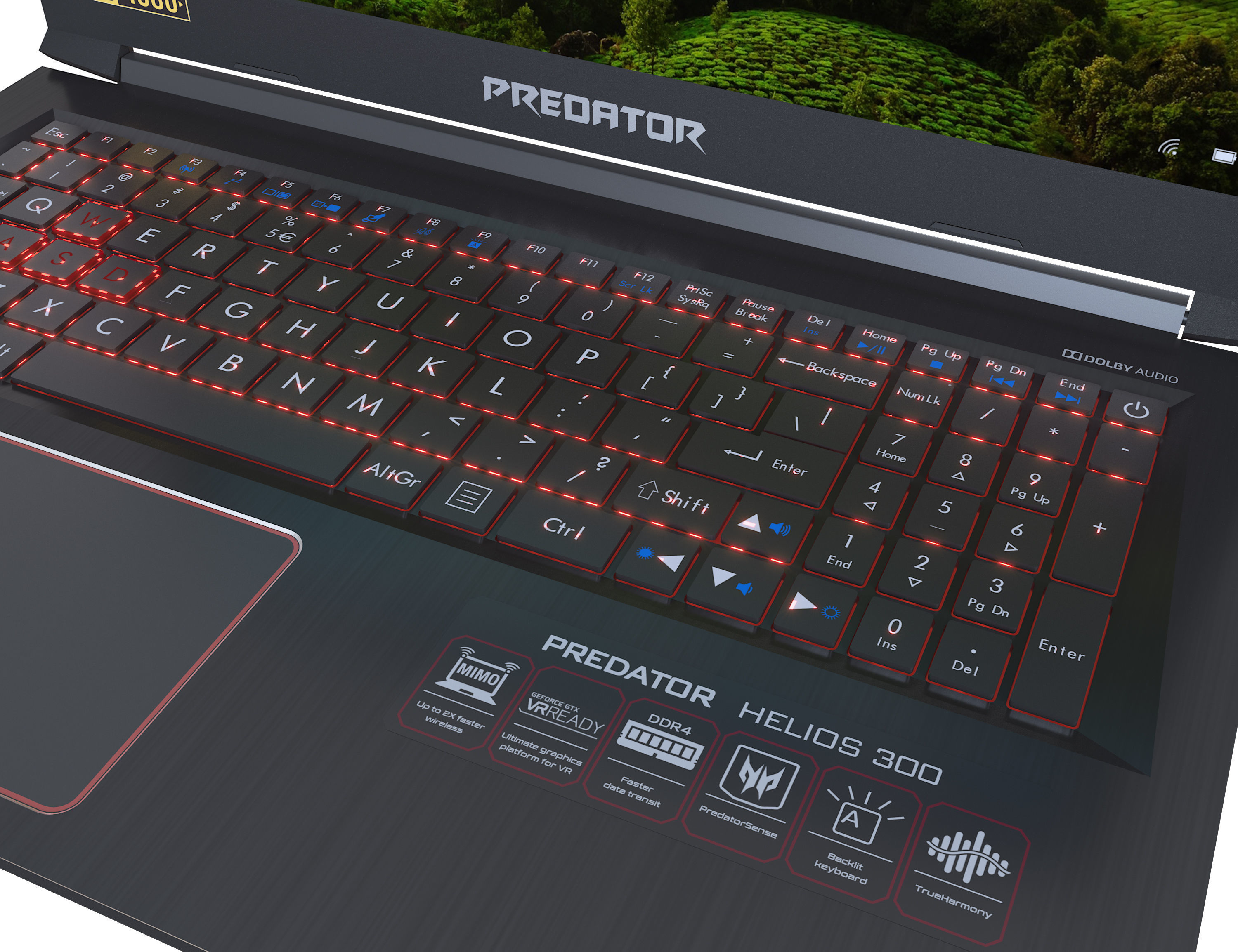 Acer Predator Helios 300 3D model animated | CGTrader