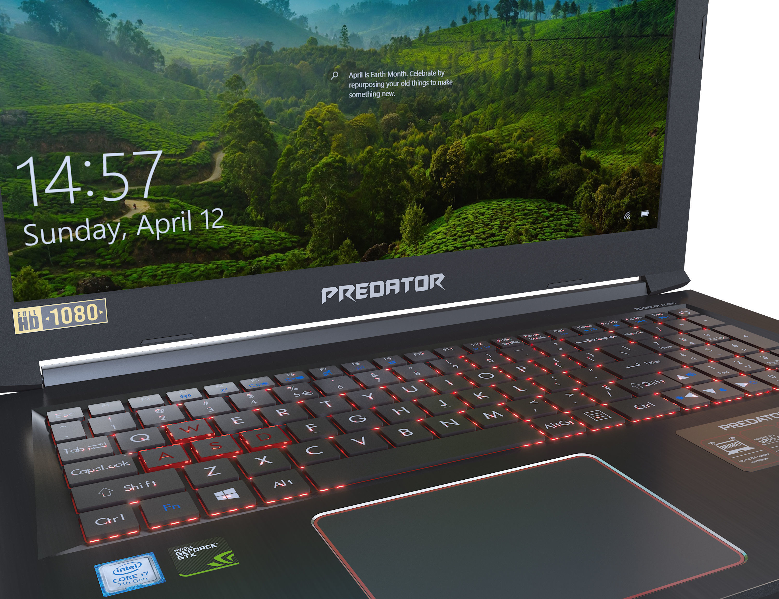 Acer Predator Helios 300 3D model animated | CGTrader