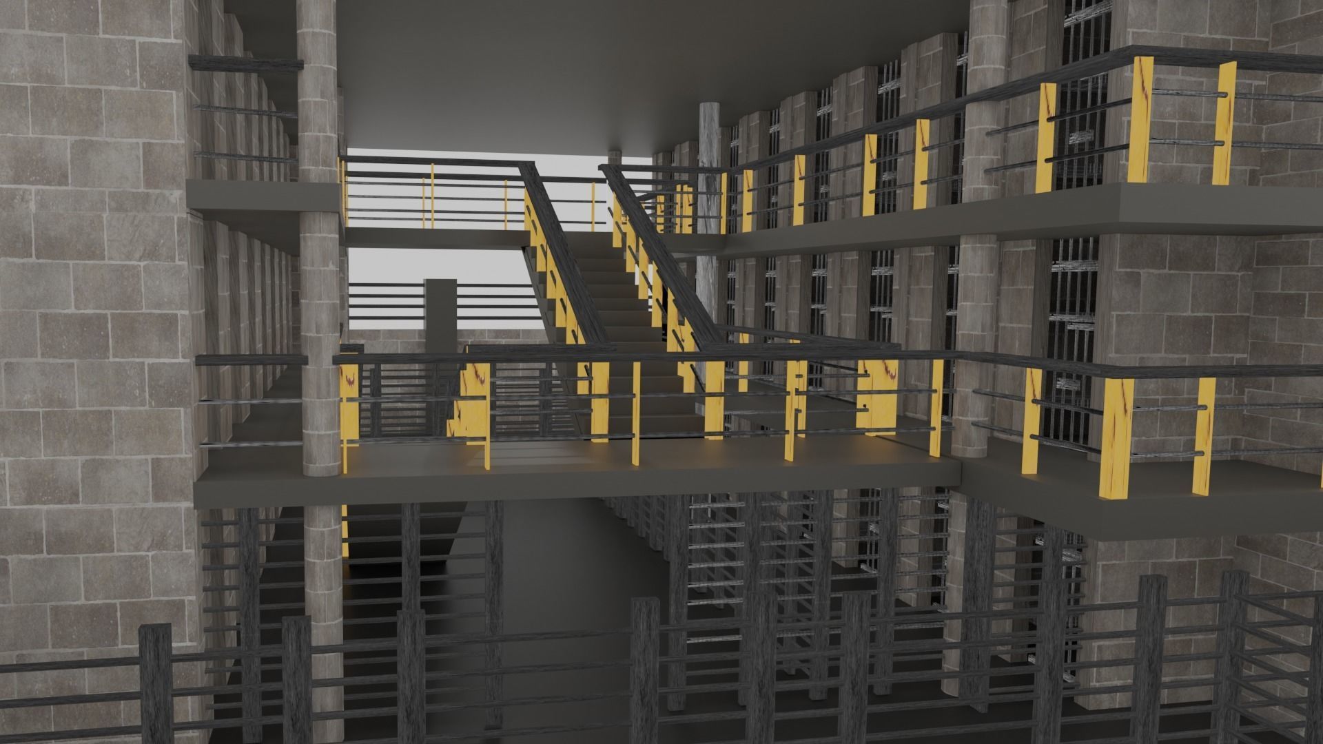 Prison 3D Model 3D model | CGTrader