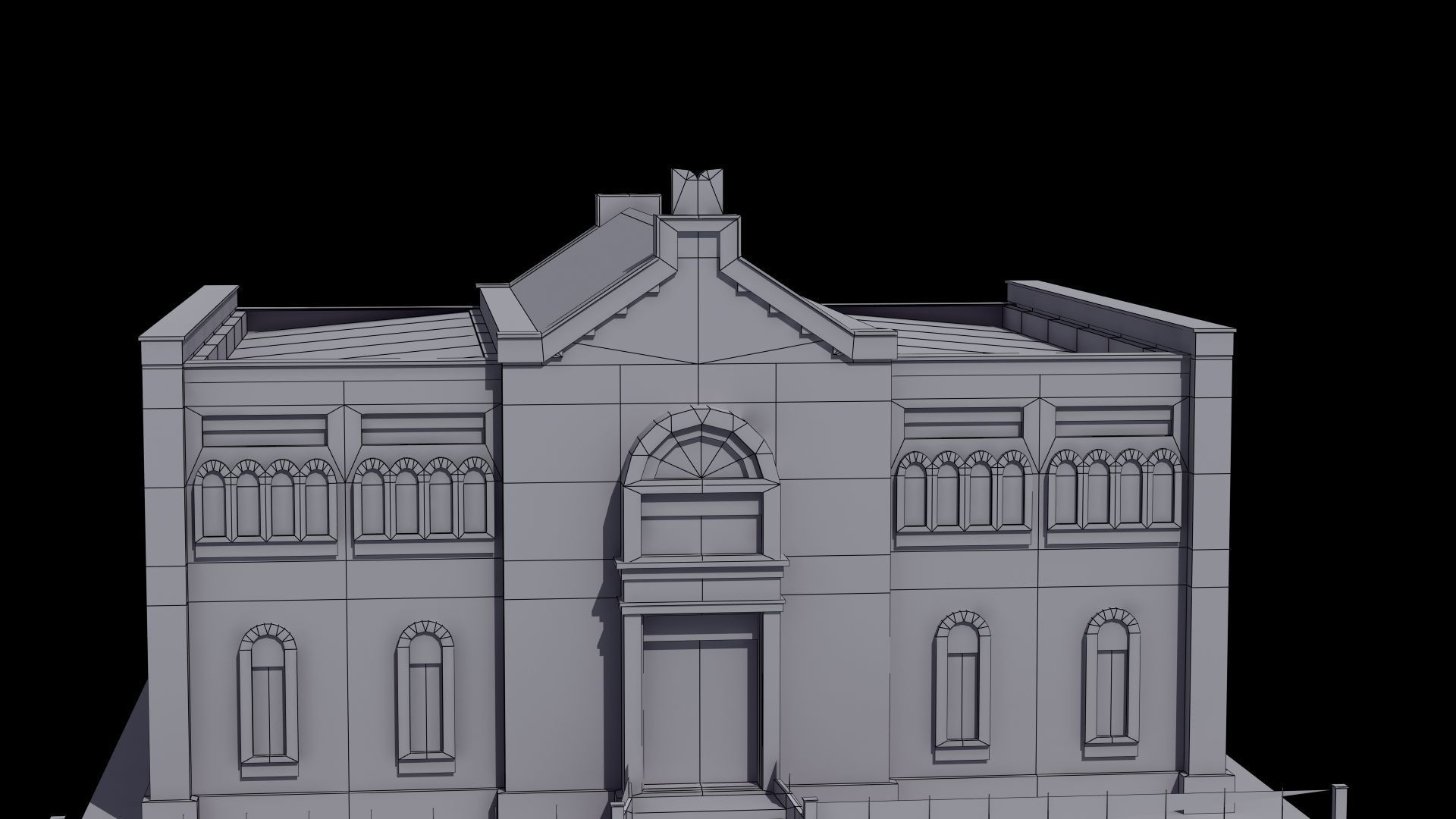 Synagogue church building 3D model | CGTrader