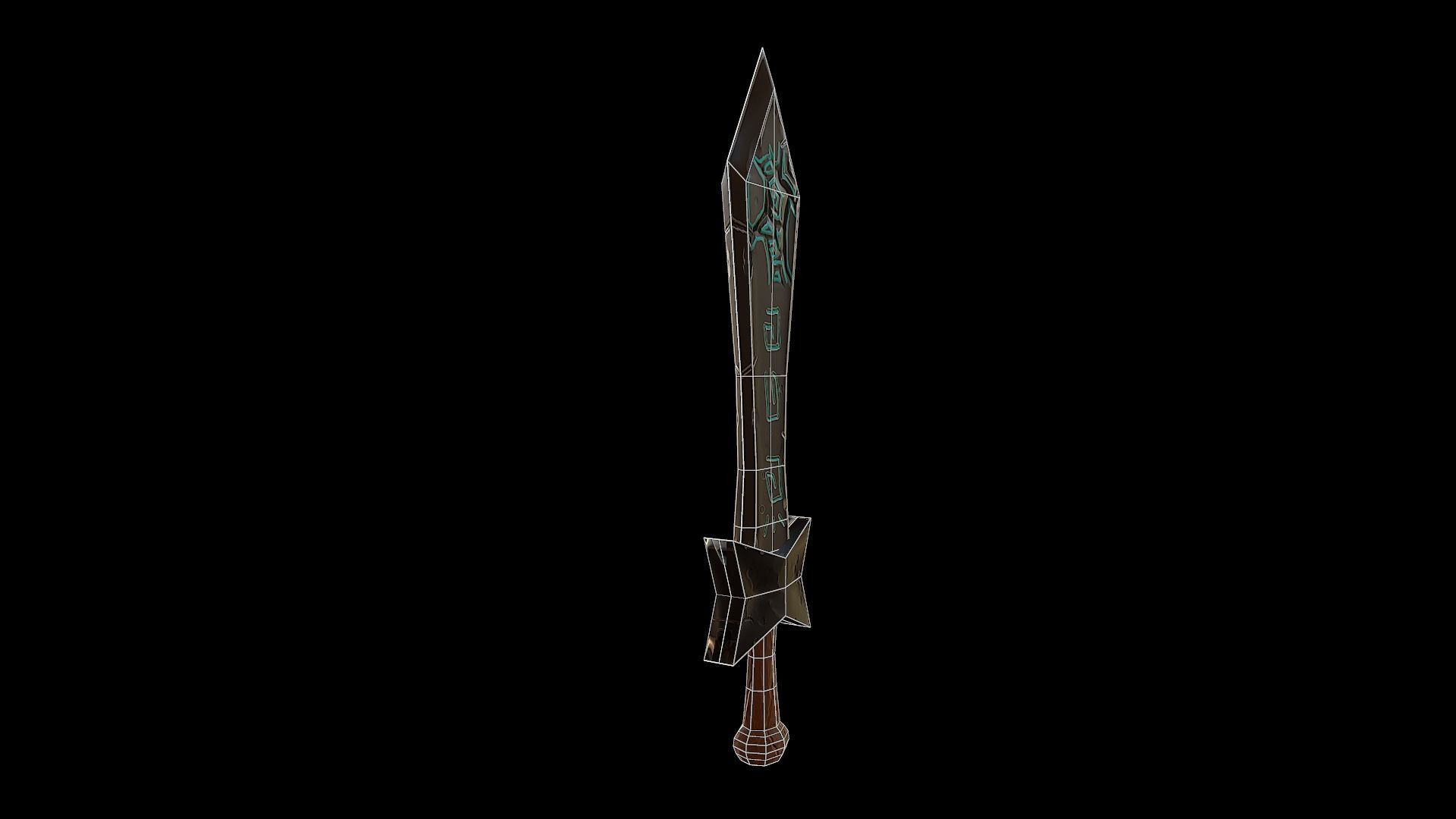 3D model Devil Sword - PBR VR / AR / low-poly | CGTrader