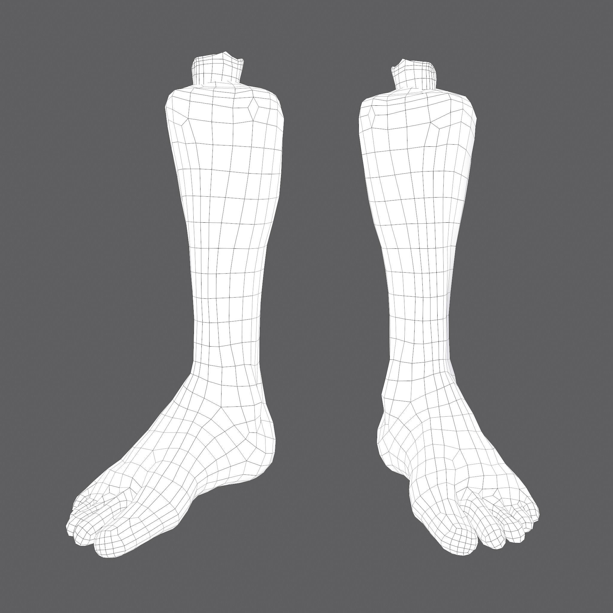 3D Model Collection Severed Body Parts Pack VR / AR / low-poly | CGTrader