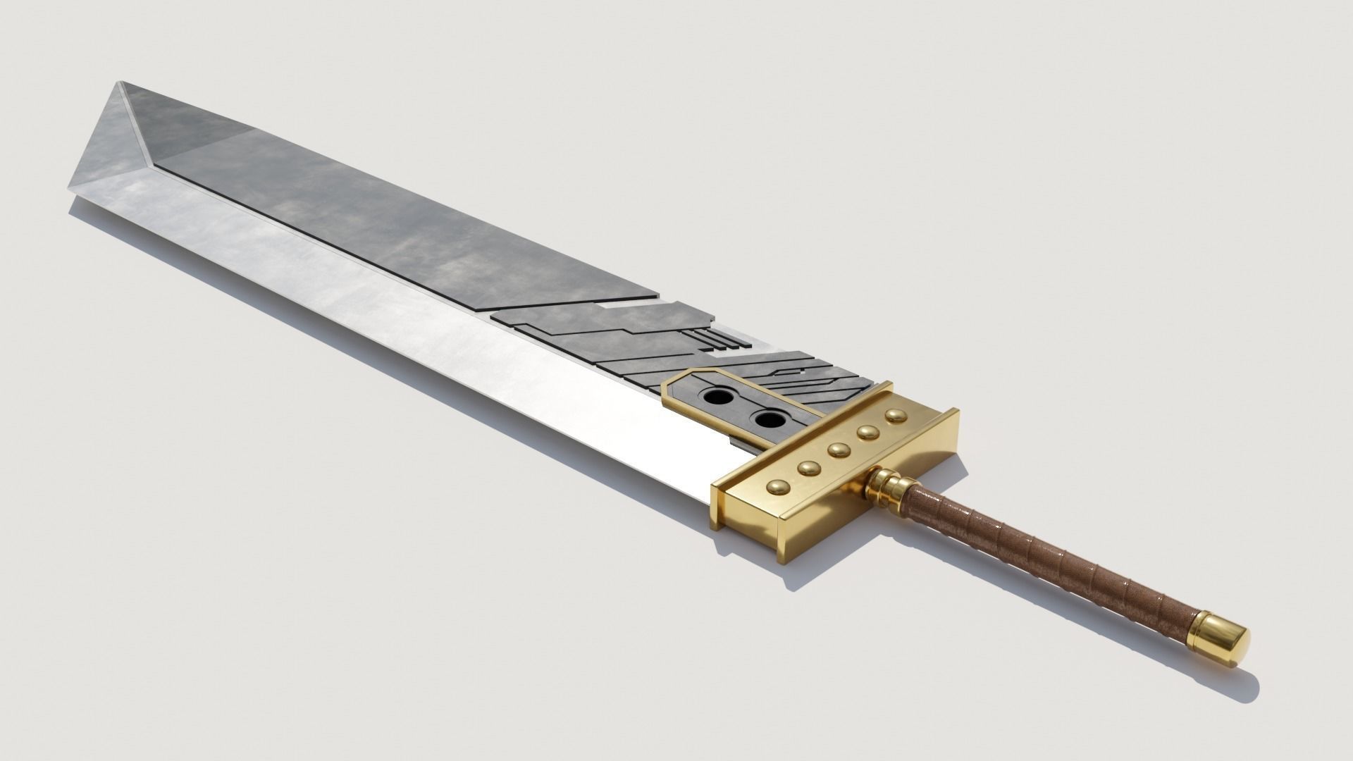 Final Fantasy Buster Sword 3D model | CGTrader