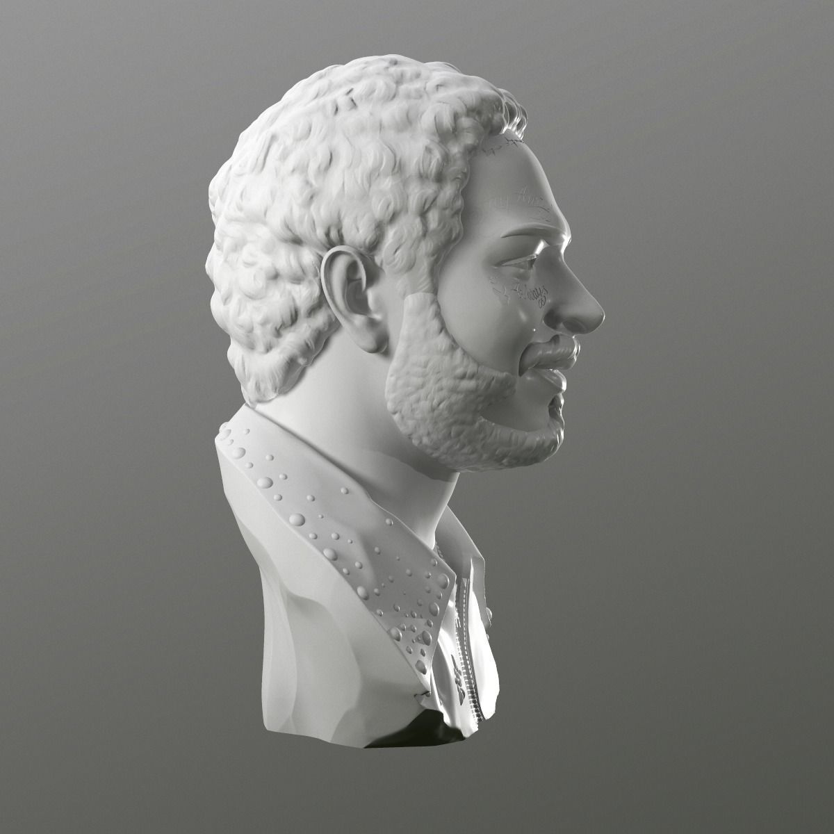 Post Malone 3D model 3D printable | CGTrader