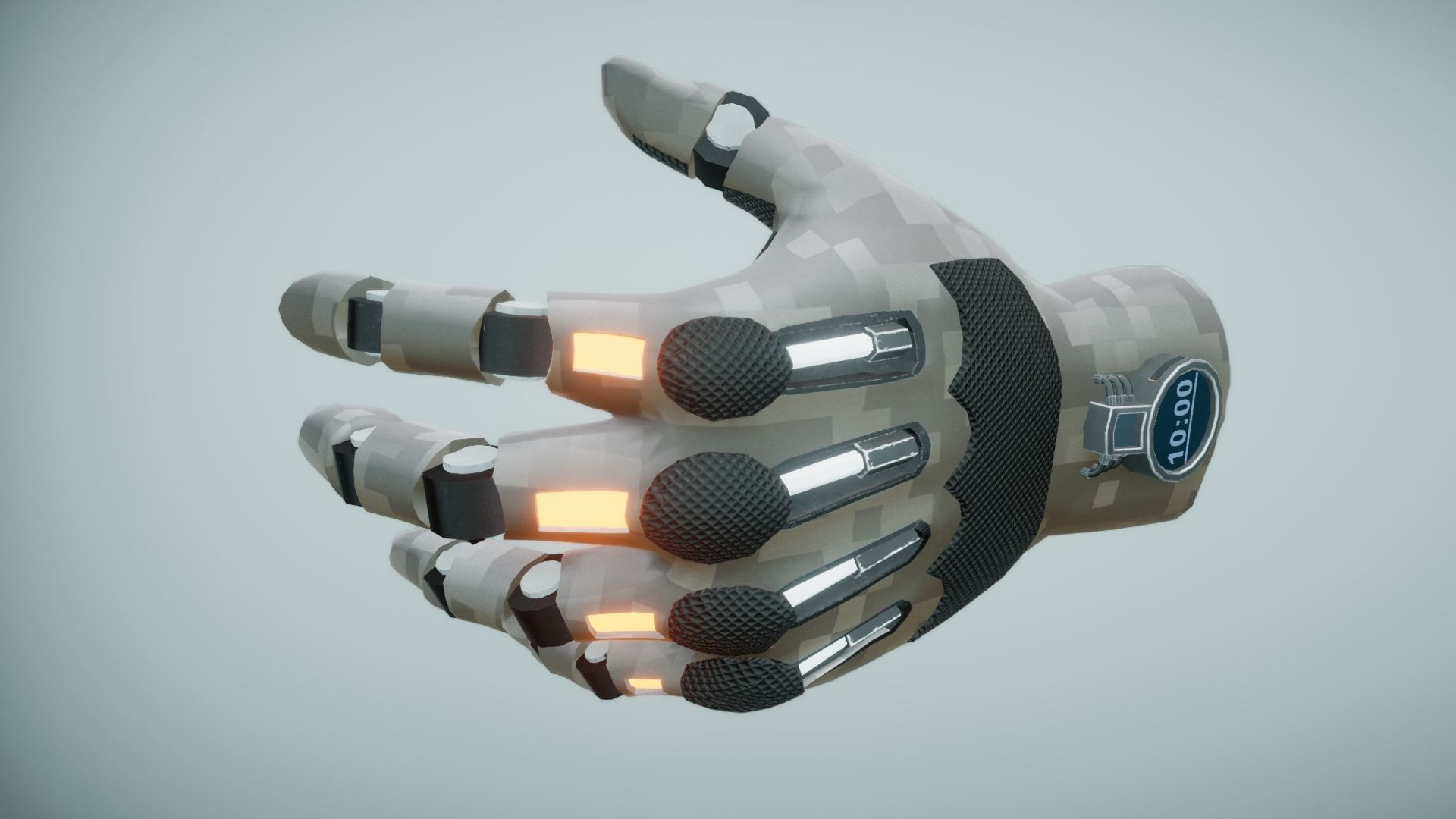 3D model Sci Fi VR Hand VR / AR / low-poly rigged animated | CGTrader