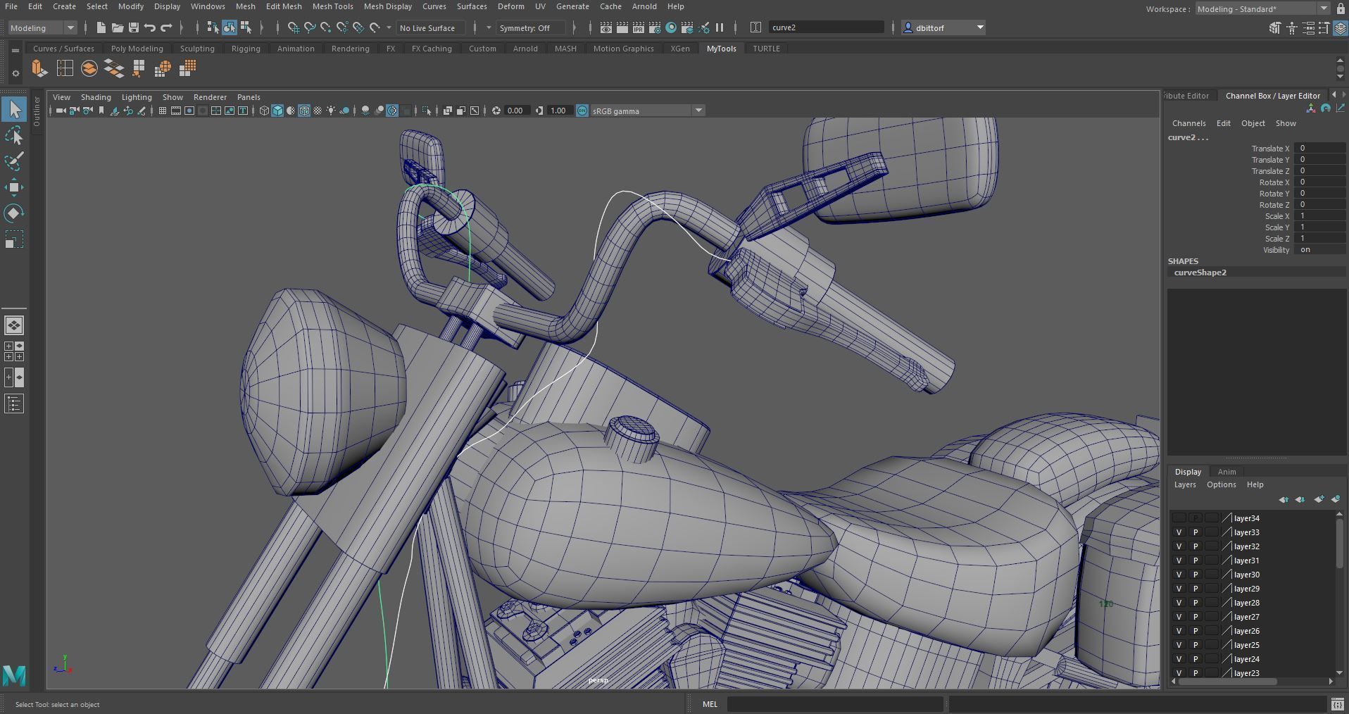 Maya Modeling Tutorial - Intermediate to Advanced 3D model | CGTrader