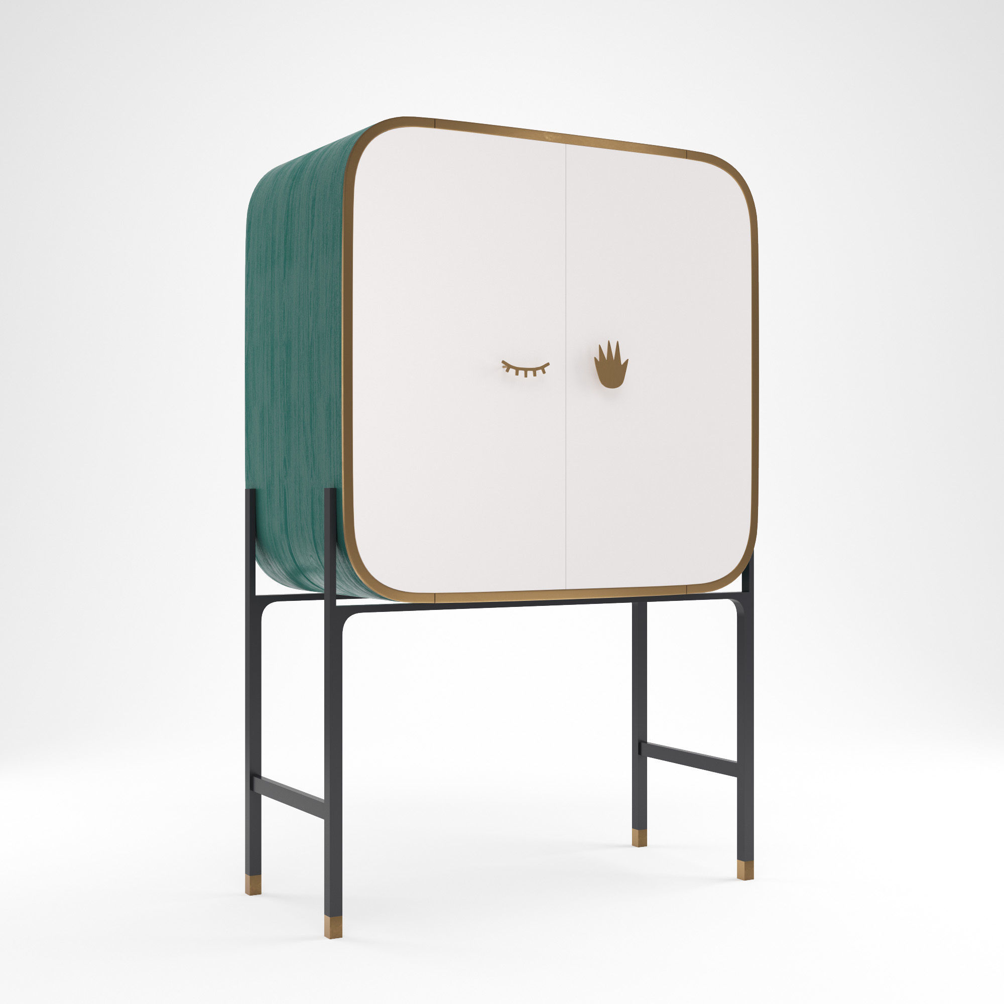 Stellar Works - Blink Small Cabinet 3D model | CGTrader