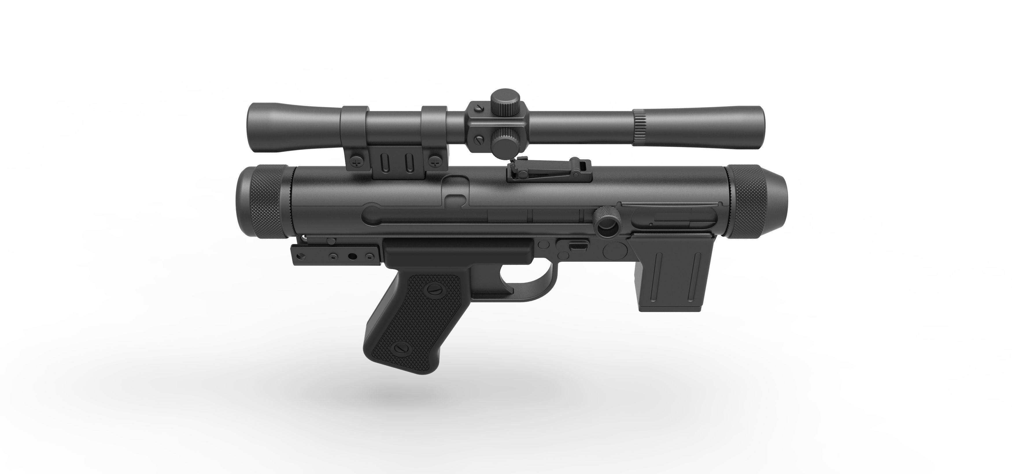 Death trooper Light Repeating Blaster pistol SE-14R 3D model | CGTrader