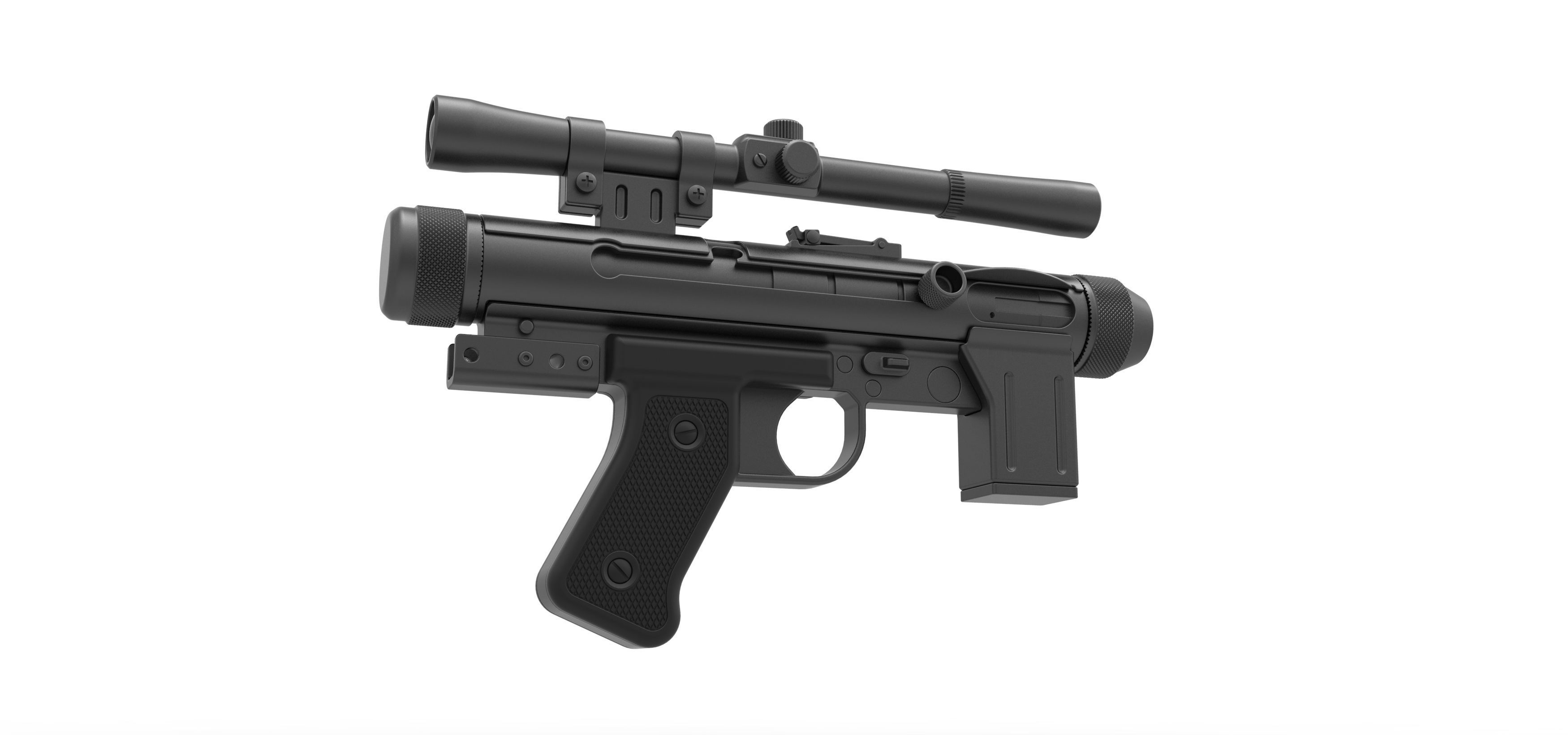 Death trooper Light Repeating Blaster pistol SE-14R 3D model | CGTrader