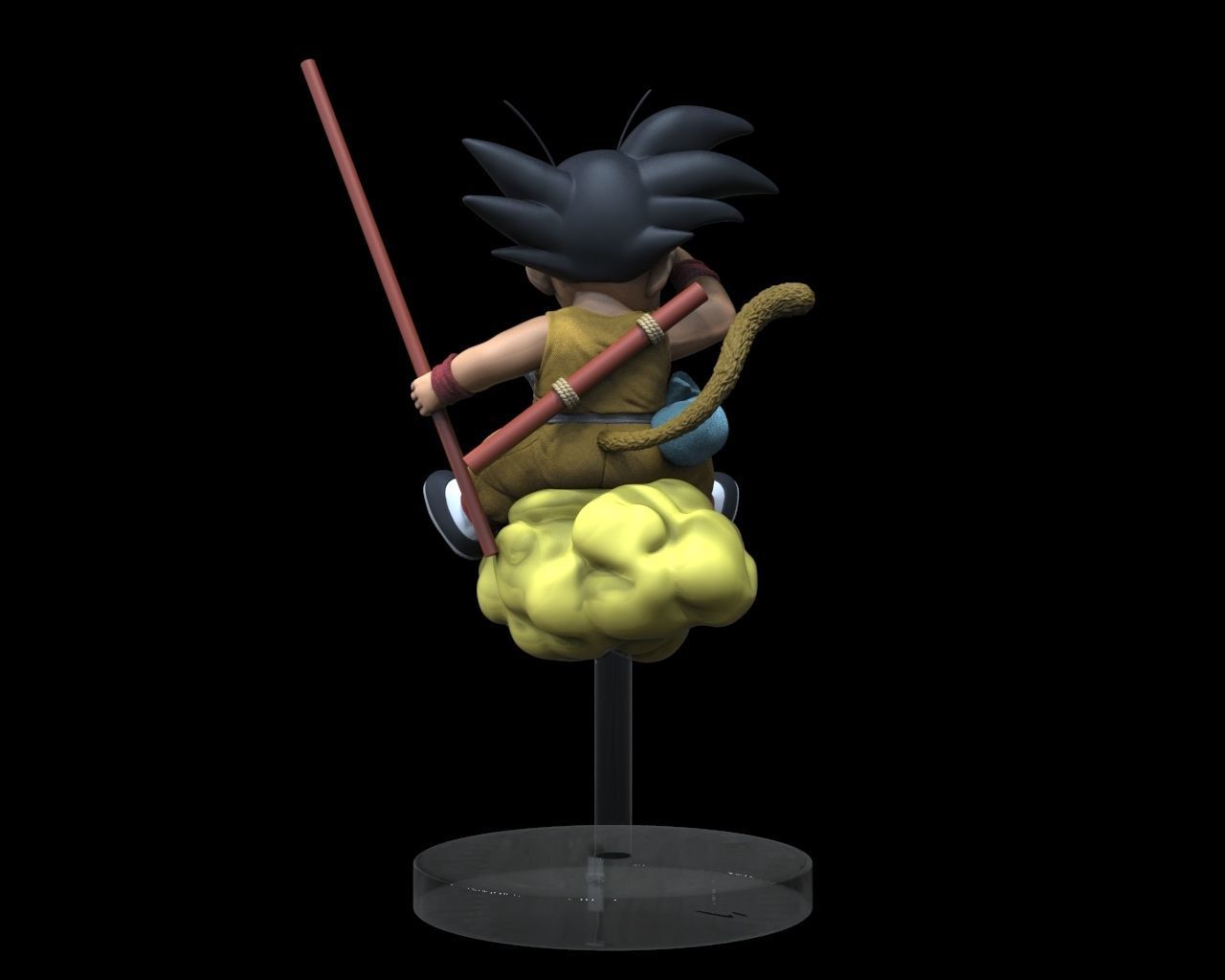 Goku child 3D model 3D printable | CGTrader