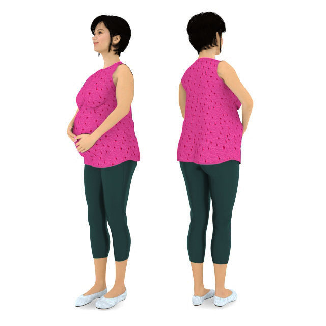 Pregnant Woman 3D model | CGTrader