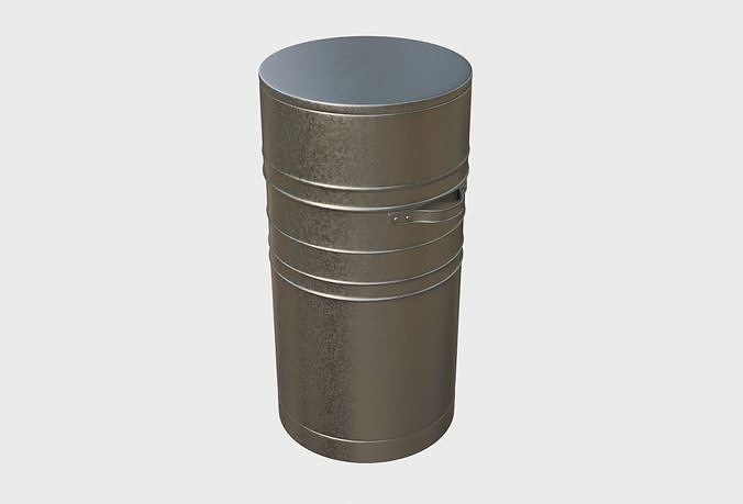 Lamp container from stainless steel 3D model | CGTrader