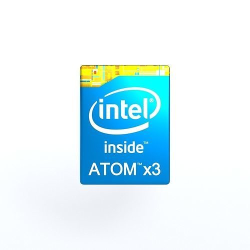 3D model Intel CPU Tag Atom x3 v1 001 VR / AR / low-poly | CGTrader