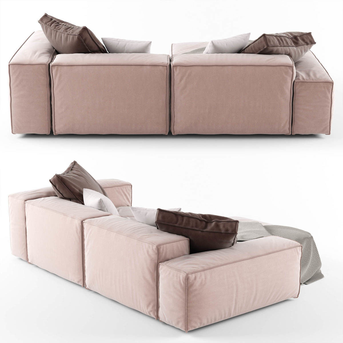 Modern Modular Corner Sofa 01 3D model | CGTrader