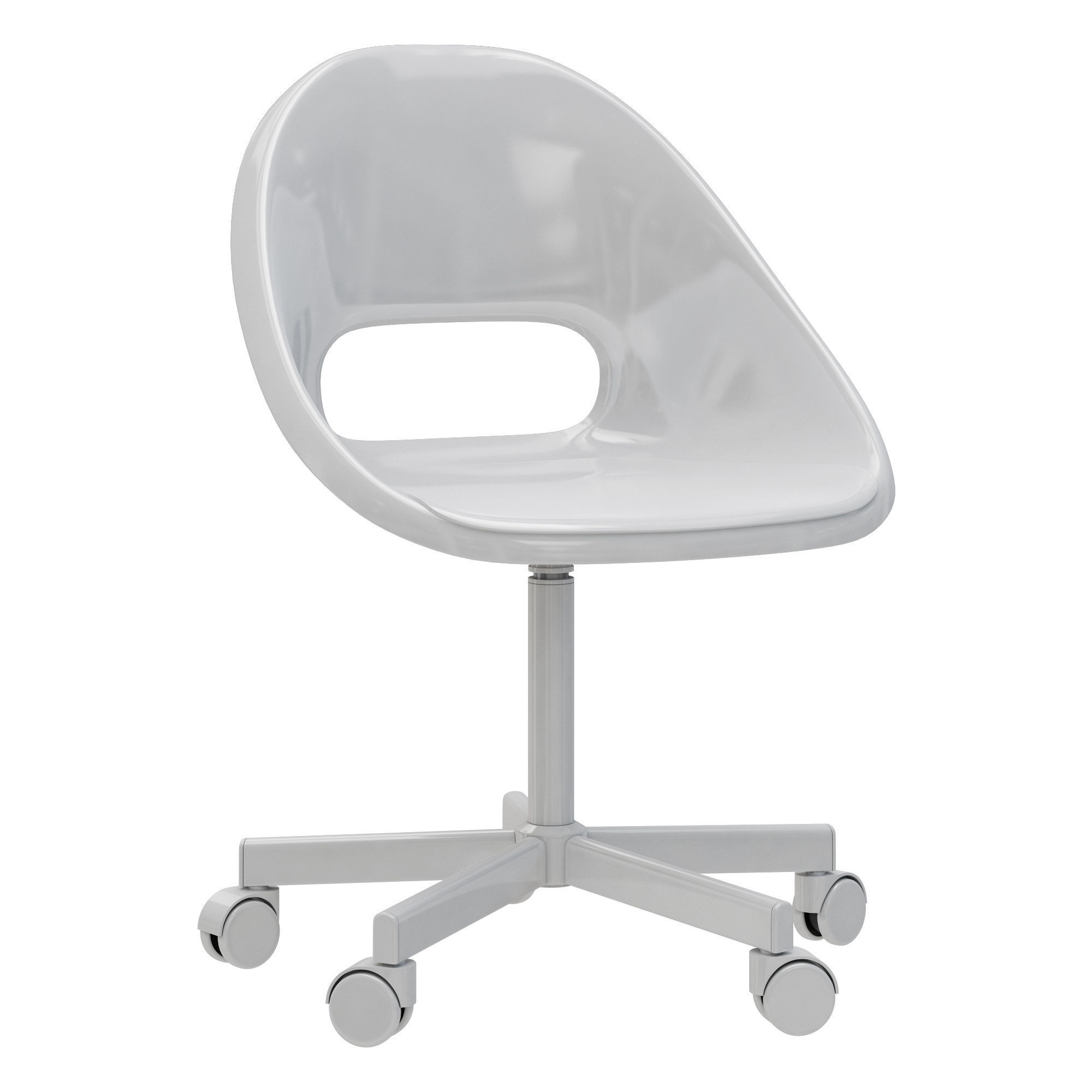 LOBERGET office chair with castor wheels 3D model | CGTrader
