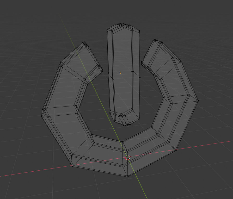 Power On-Off symbol 3D model | CGTrader