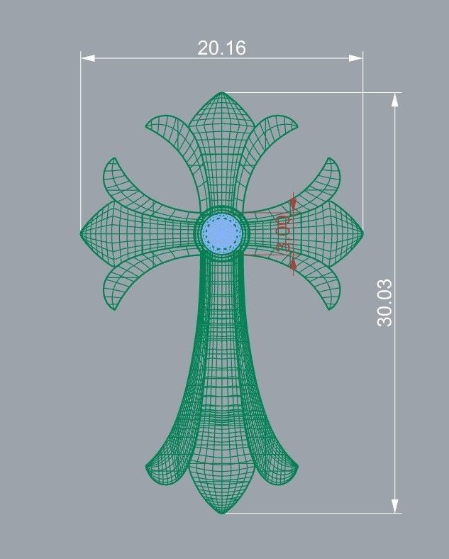 Chorme-Heart Charm Necklace free 3D model | CGTrader