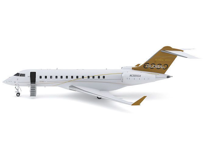 Bombardier Global 6000 3D model | CGTrader