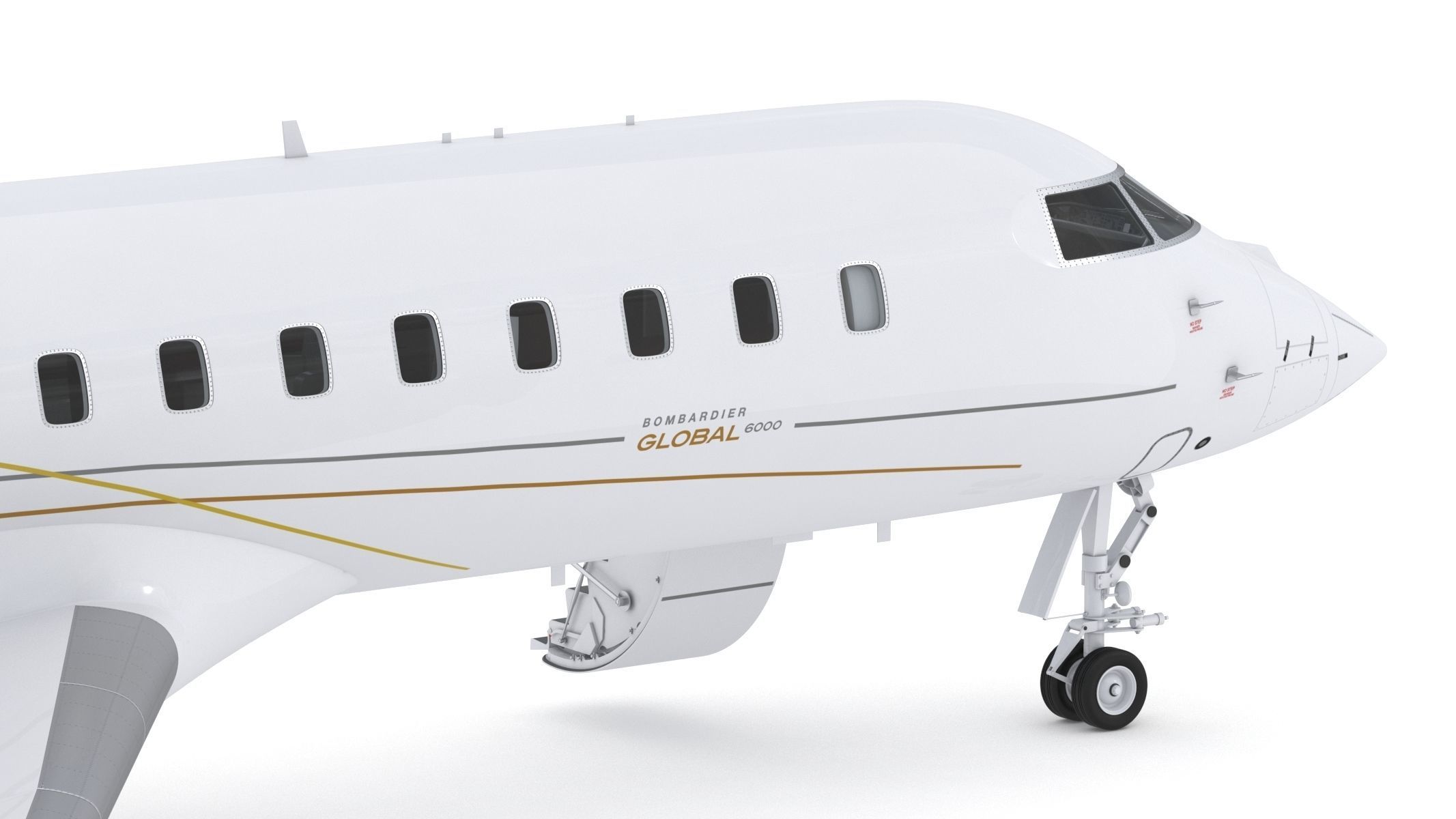 Bombardier Global 6000 3D model | CGTrader