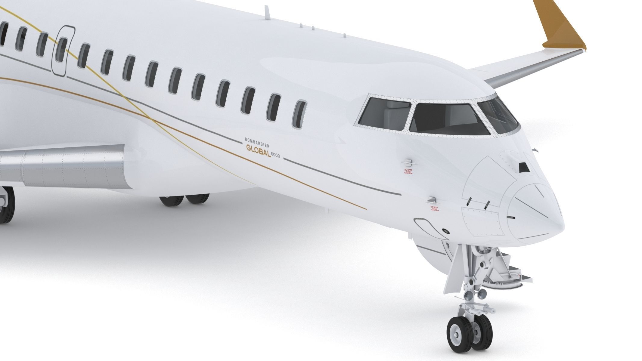 Bombardier Global 6000 3D model | CGTrader