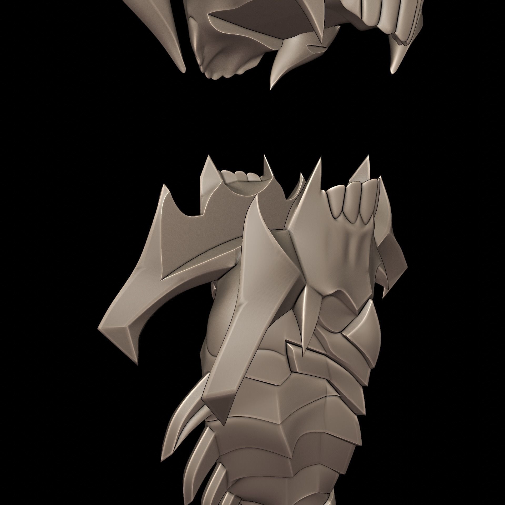 The Marauder Axe Doom Eternal 3D model 3D printable | CGTrader