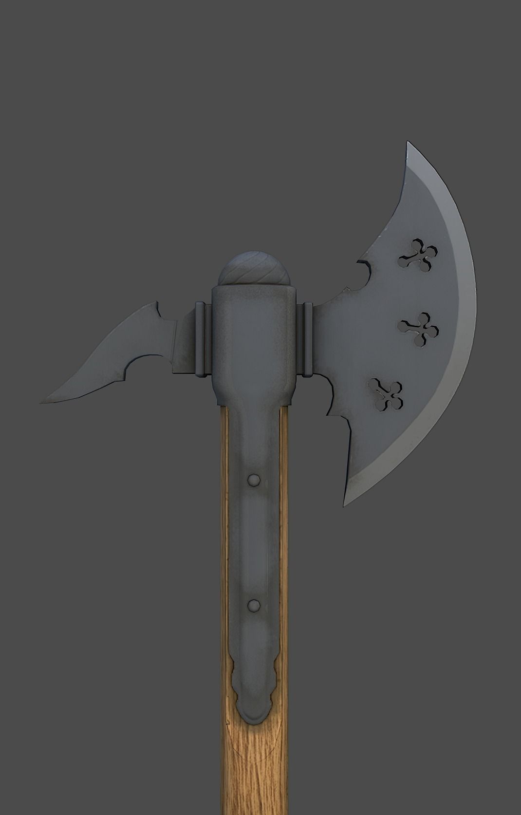 3D model Knight axe VR / AR / low-poly | CGTrader