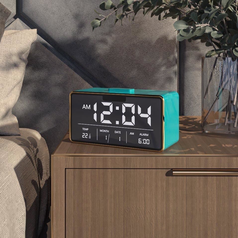 smart table clock 3D model | CGTrader