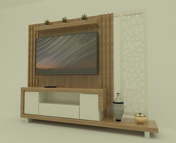 TV stand and furniture 3D model | CGTrader