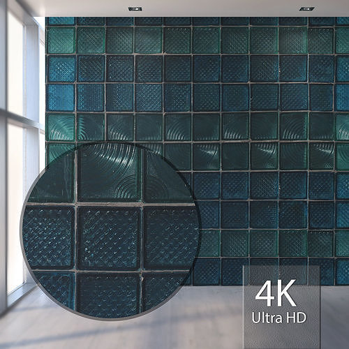 Texture 974 Glass block VR / AR / low-poly | CGTrader