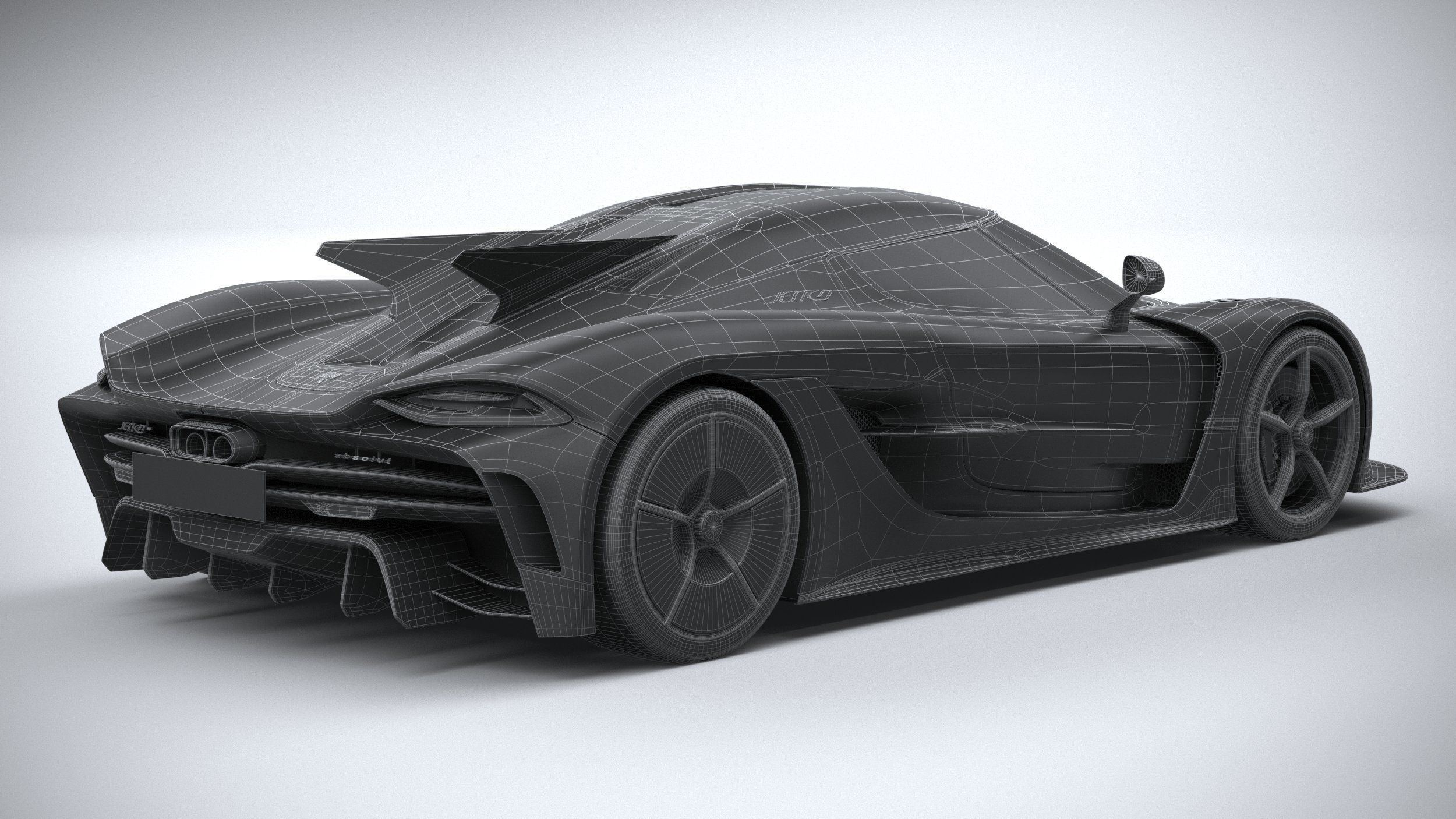 Koenigsegg Jesko Absolut 2020 3D model | CGTrader