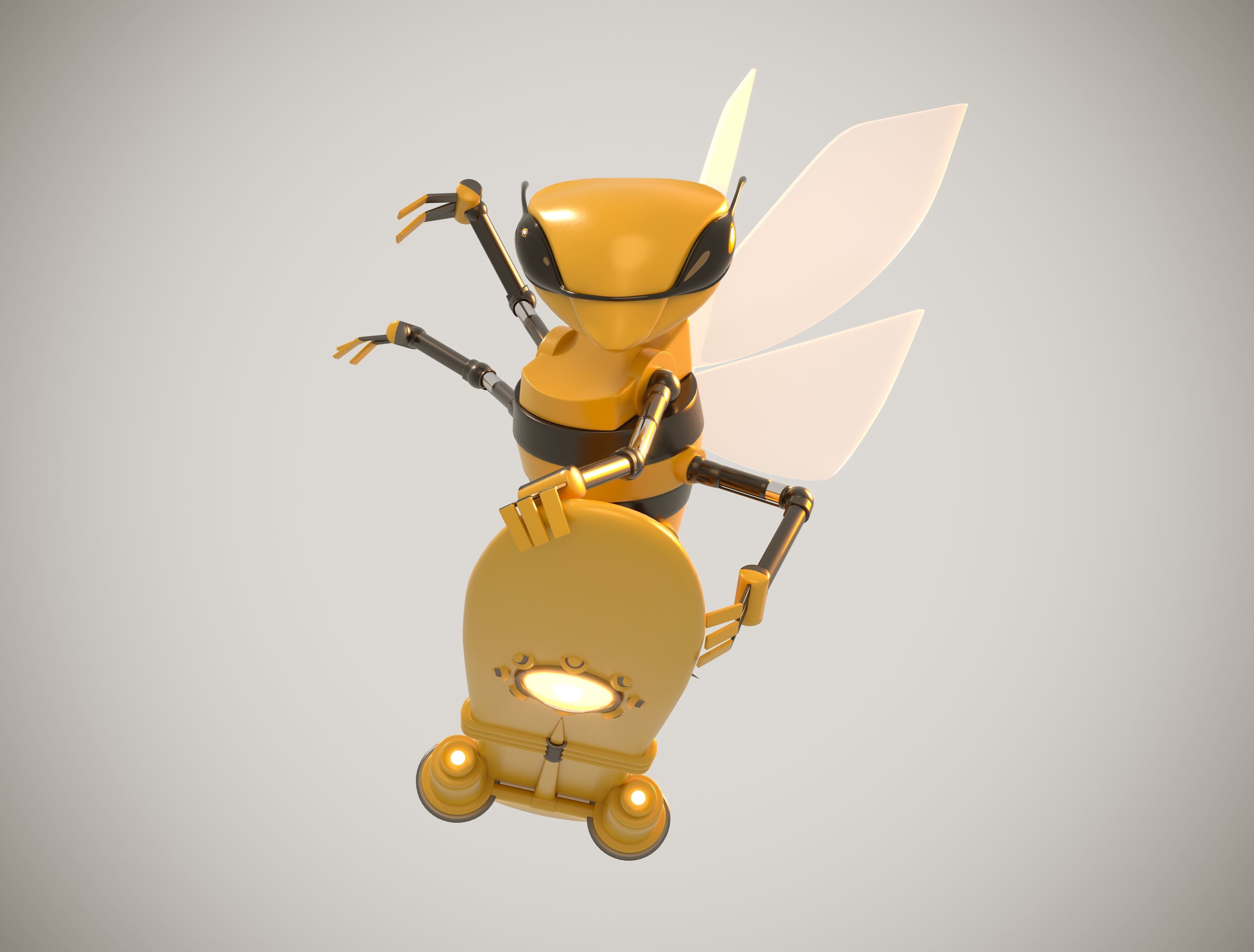 Wasp robot 3D model | CGTrader