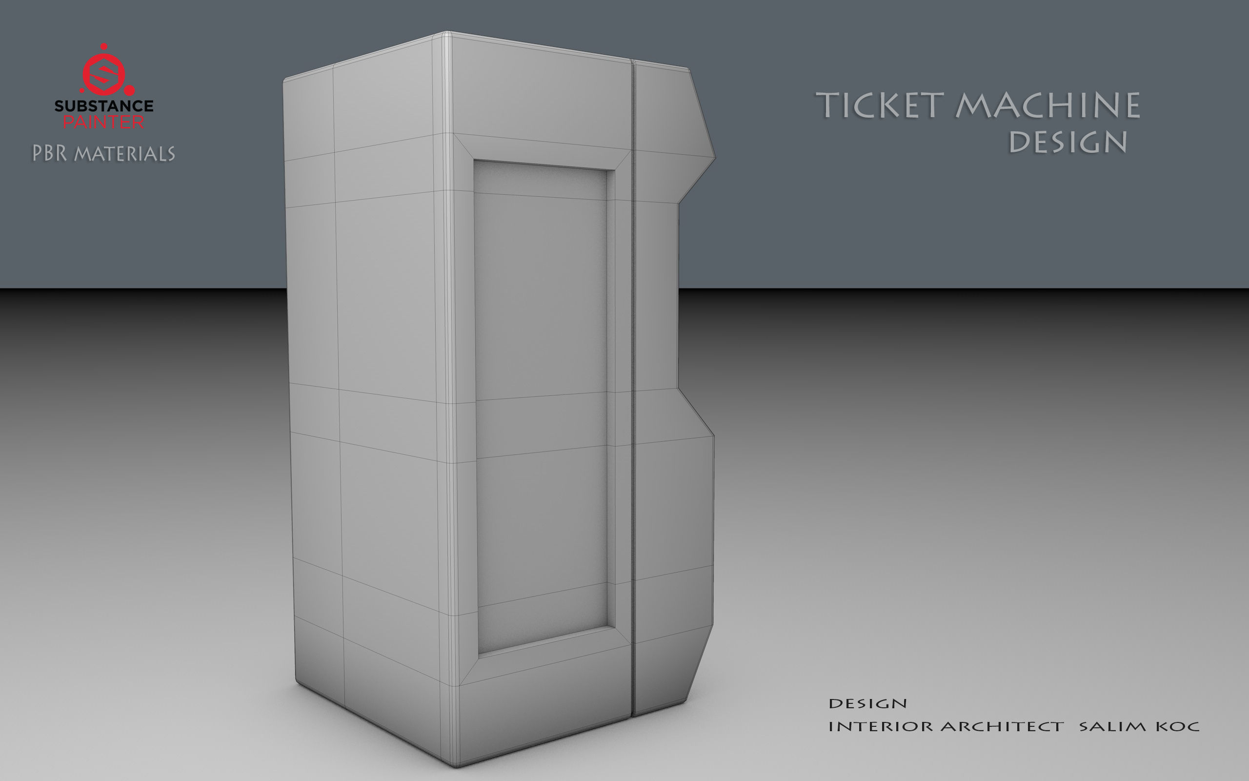 3D model Ticket Machine 3D model VR / AR / low-poly | CGTrader