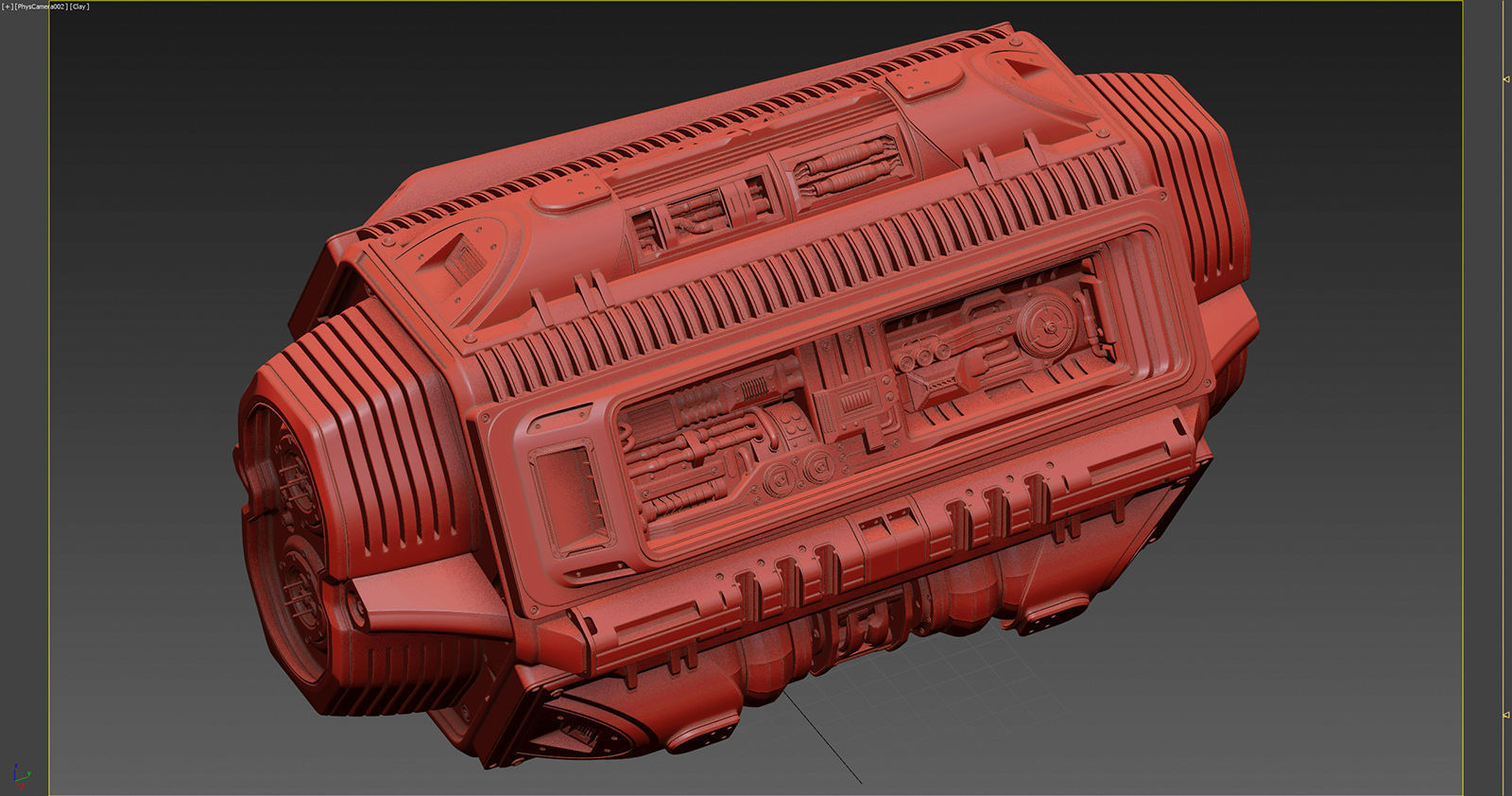 Sci Fi Mega Engine KITBASH 3D model | CGTrader