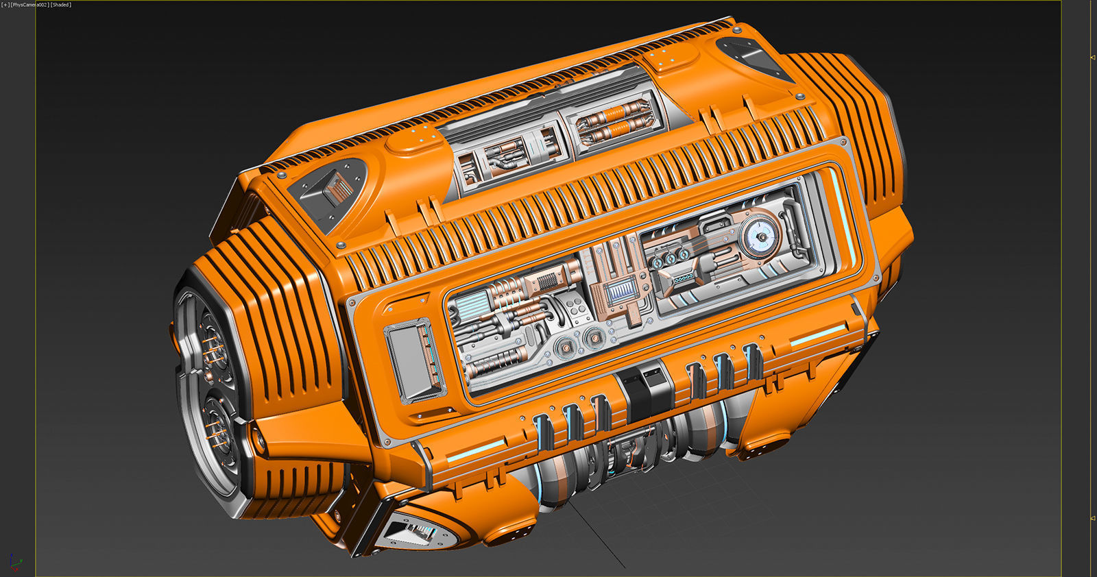 Sci Fi Mega Engine KITBASH 3D model | CGTrader