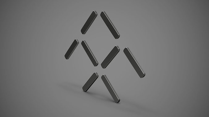Faraday Future logo 3D model | CGTrader
