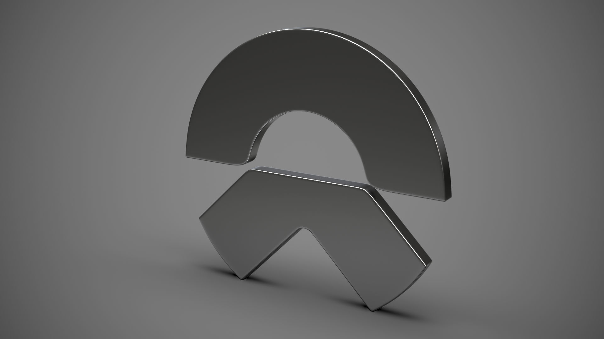 NIO logo 3D model | CGTrader