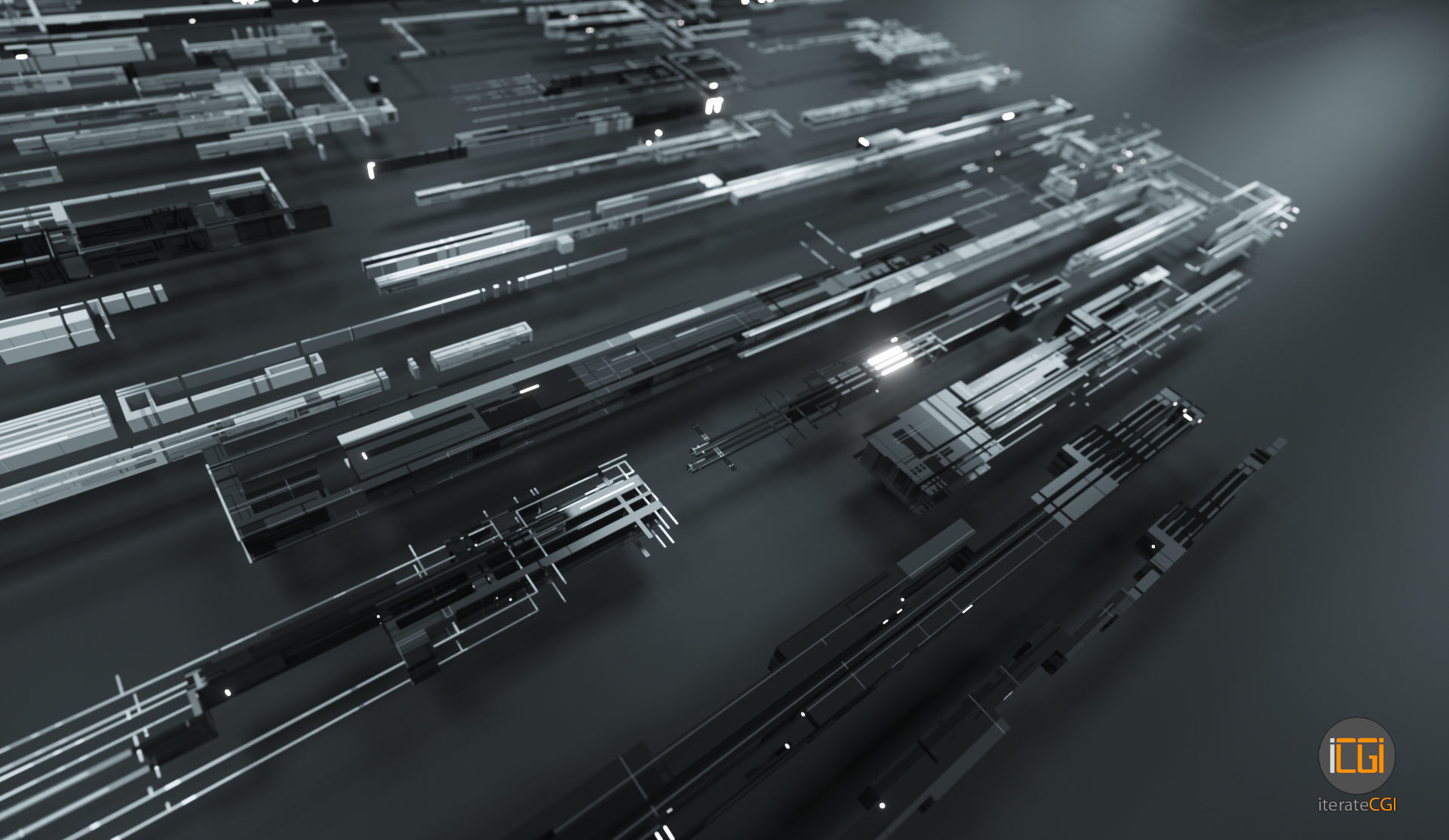 3D model Tech Greebles set 3 VR / AR / low-poly | CGTrader