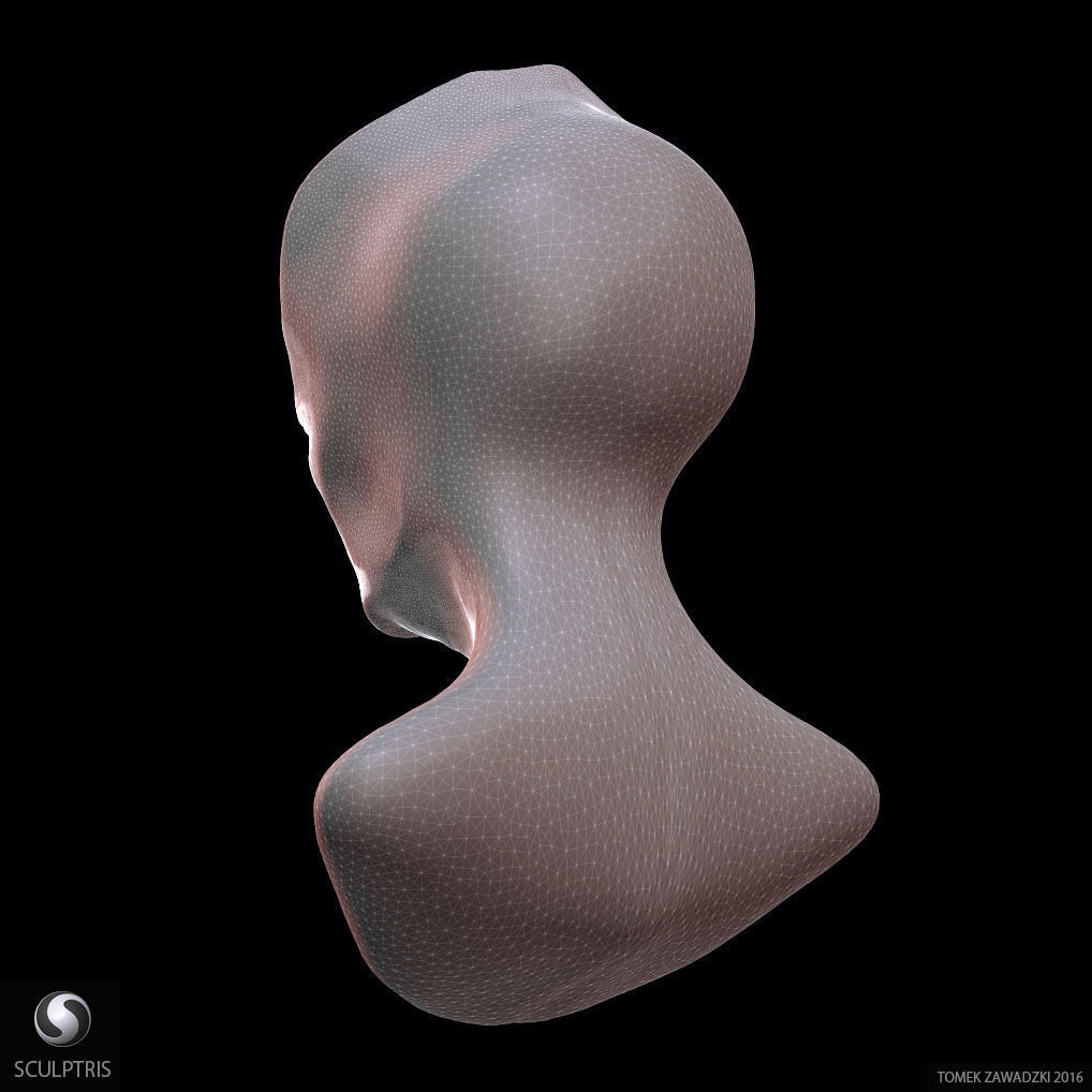 Alien Head Sculpt 3D model | CGTrader