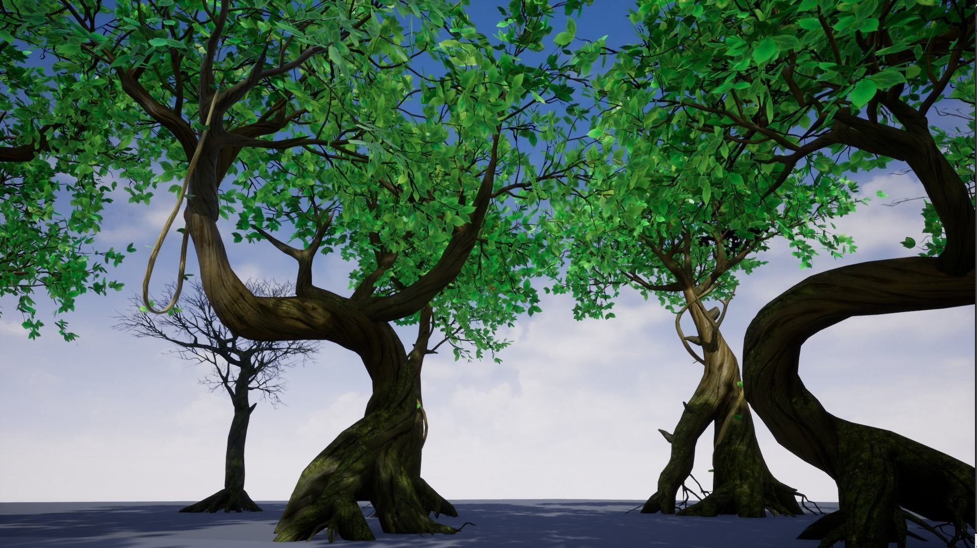 3D model Modular Trees Pack - game models VR / AR / low-poly | CGTrader