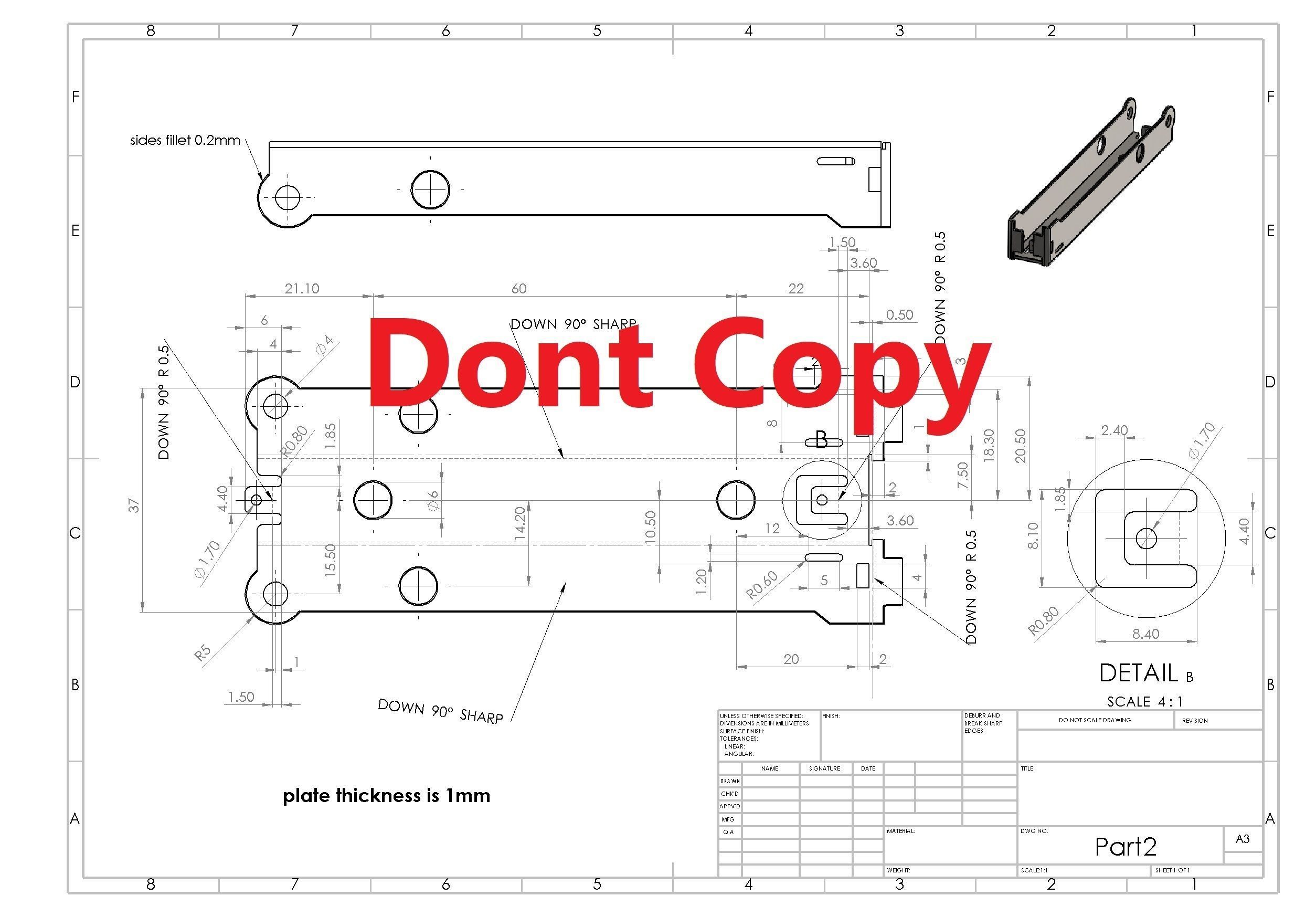 Stapler - SolidWorks Parts and Drawing 3D model | CGTrader