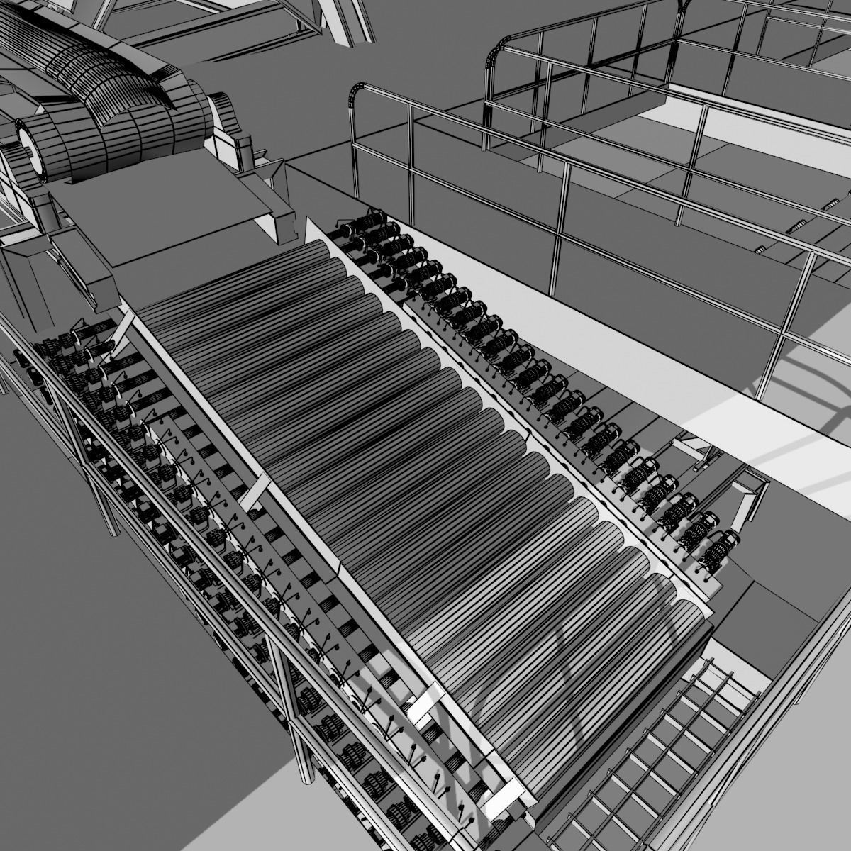 Iron Ore Pelletizing Unit 3D model | CGTrader