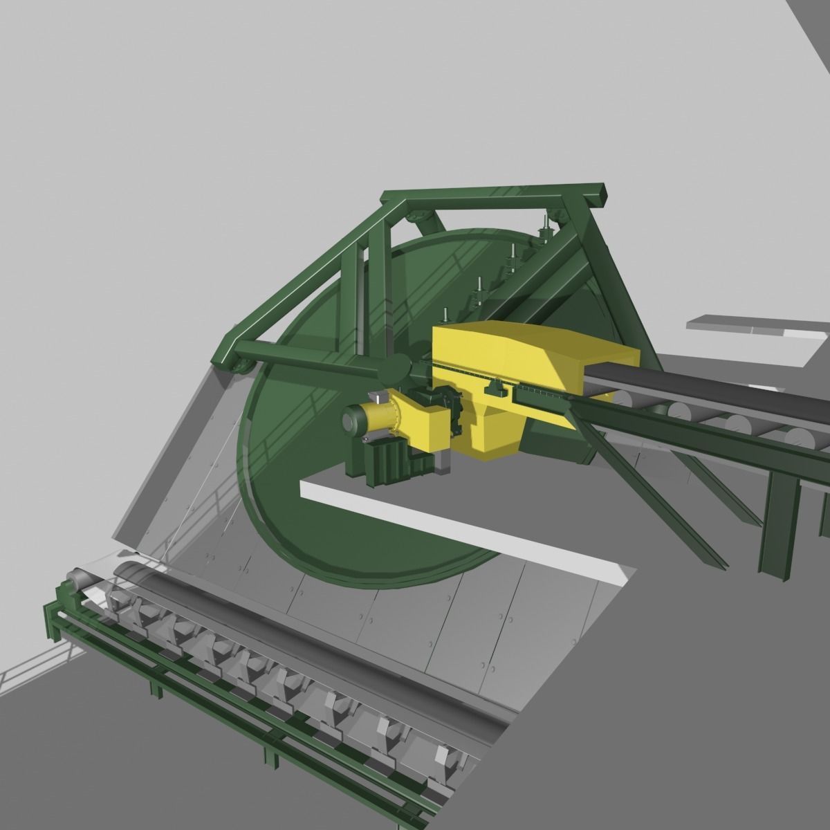 Iron Ore Pelletizing Unit 3D model | CGTrader