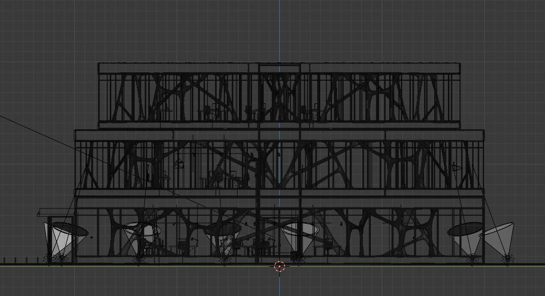 3D model Cubic Building VR / AR / low-poly | CGTrader