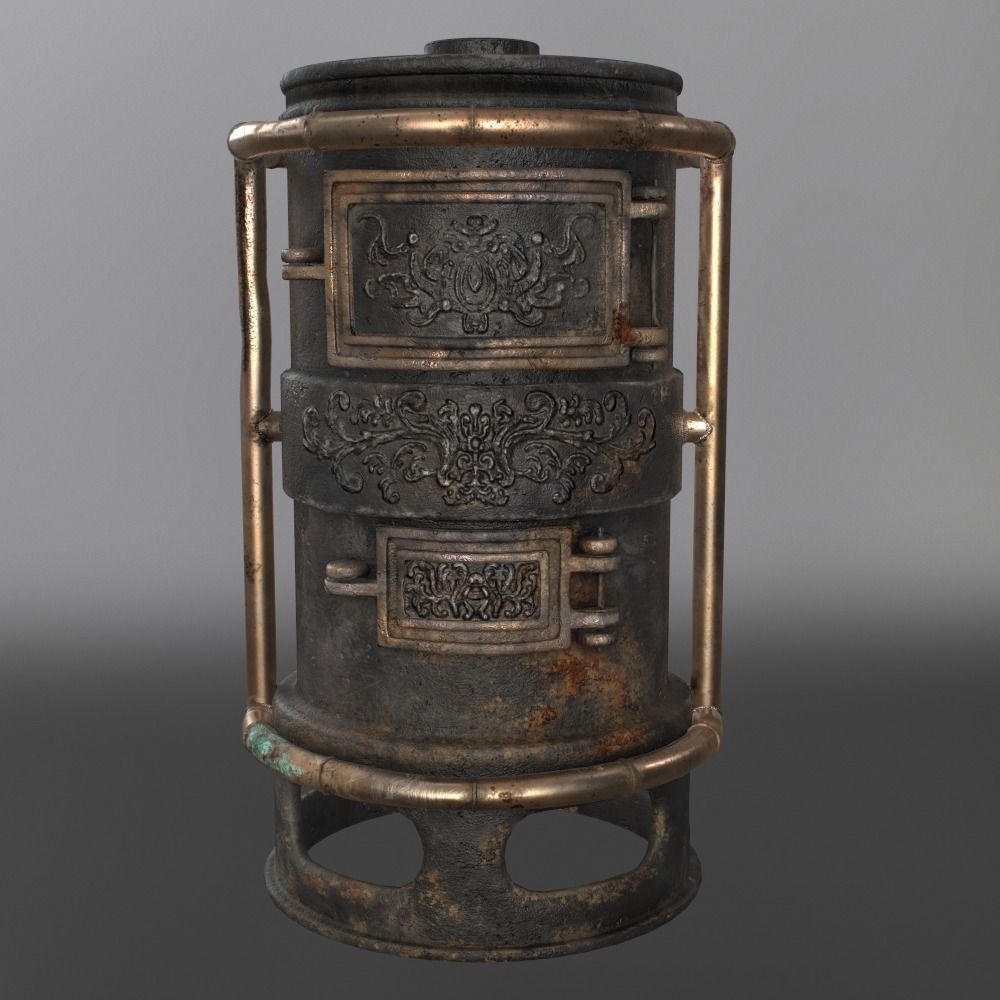 3D model Forge Alchemy Stove VR / AR / low-poly | CGTrader